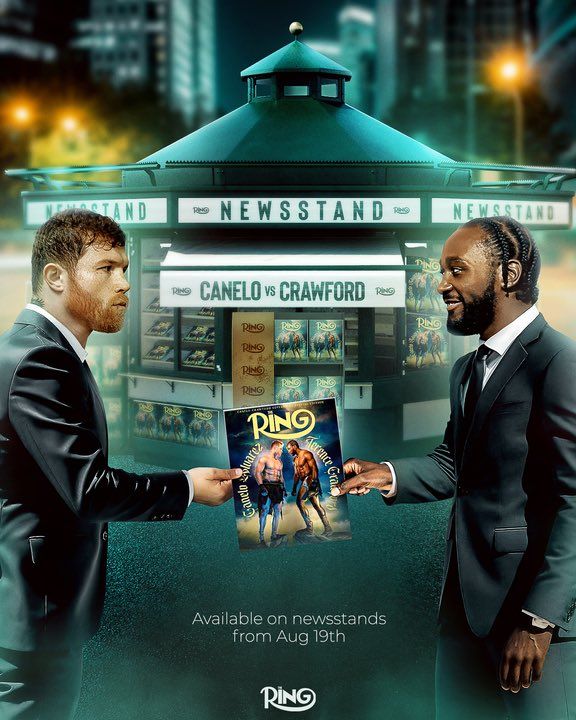 The Ring's Canelo-Crawford Double Issue On Newsstands Now