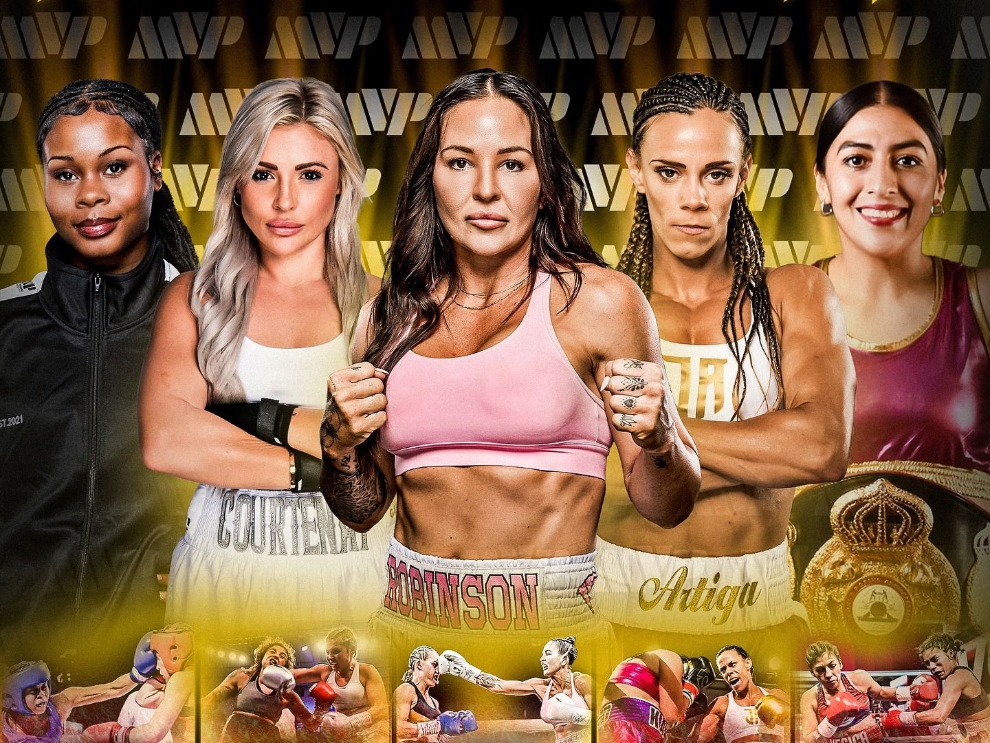 MVP signe 5 boxeuses dont 2 championnes mondiales