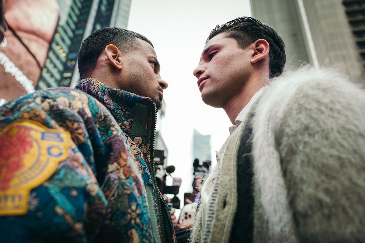 Photos: Ryan Garcia vs. Rolly Romero - Face To Face in Times Square