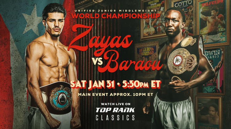 Xander Zayas vs. Abass Baraou streaming channel announced