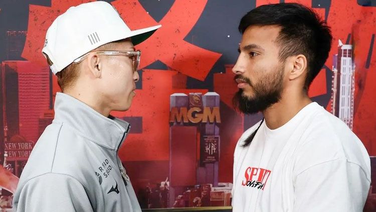 Naoya Inoue and Ramon Cardenas make weight, respectfully face off in ...