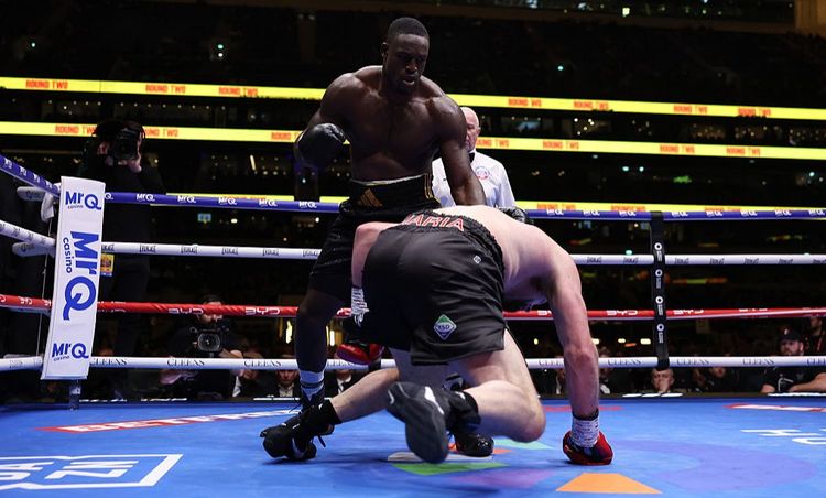 Richard Riakporhe destroys Tommy Welch in two rounds on Eubank Jr.-Benn ...