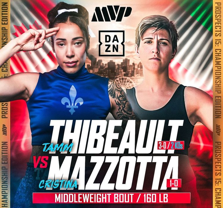 Tammara Thibeault VS Cristina Mazzotta | Theatre St-Denis, Quebec, CA | RingMagazine.com