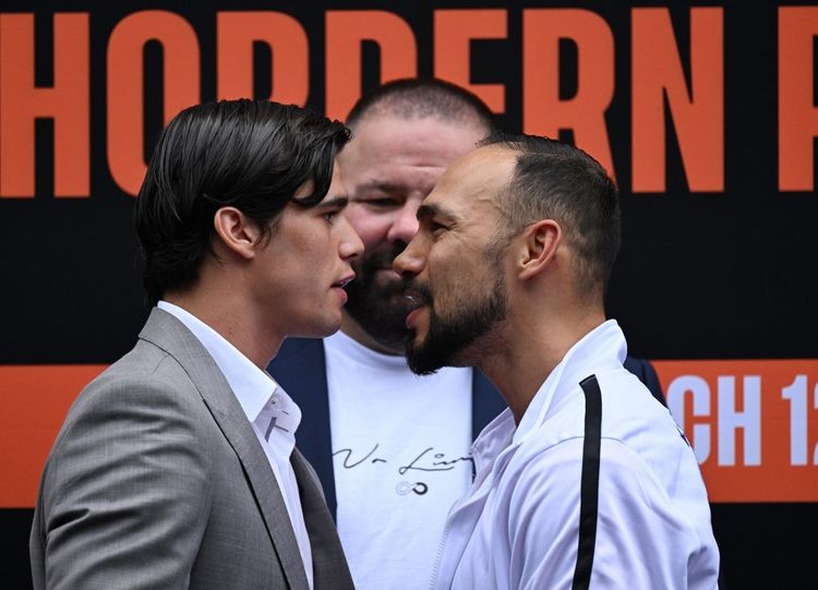 Photos: Keith Thurman, Brock Jarvis - Heated Face To Face at Final Presser