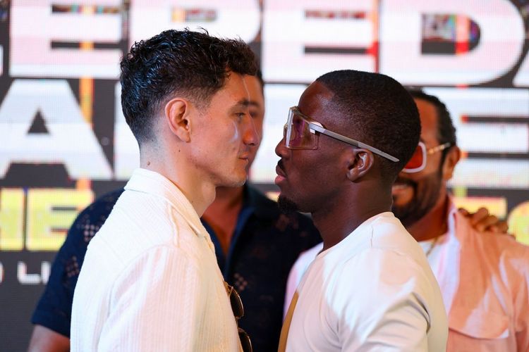 William Zepeda and Tevin Farmer Shove Each Other After Successfully Weighing In